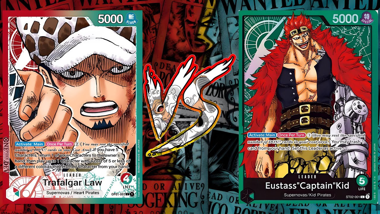 Law Vs Kid | One Piece Tcg | OP04 Tournament Gameplay - YouTube