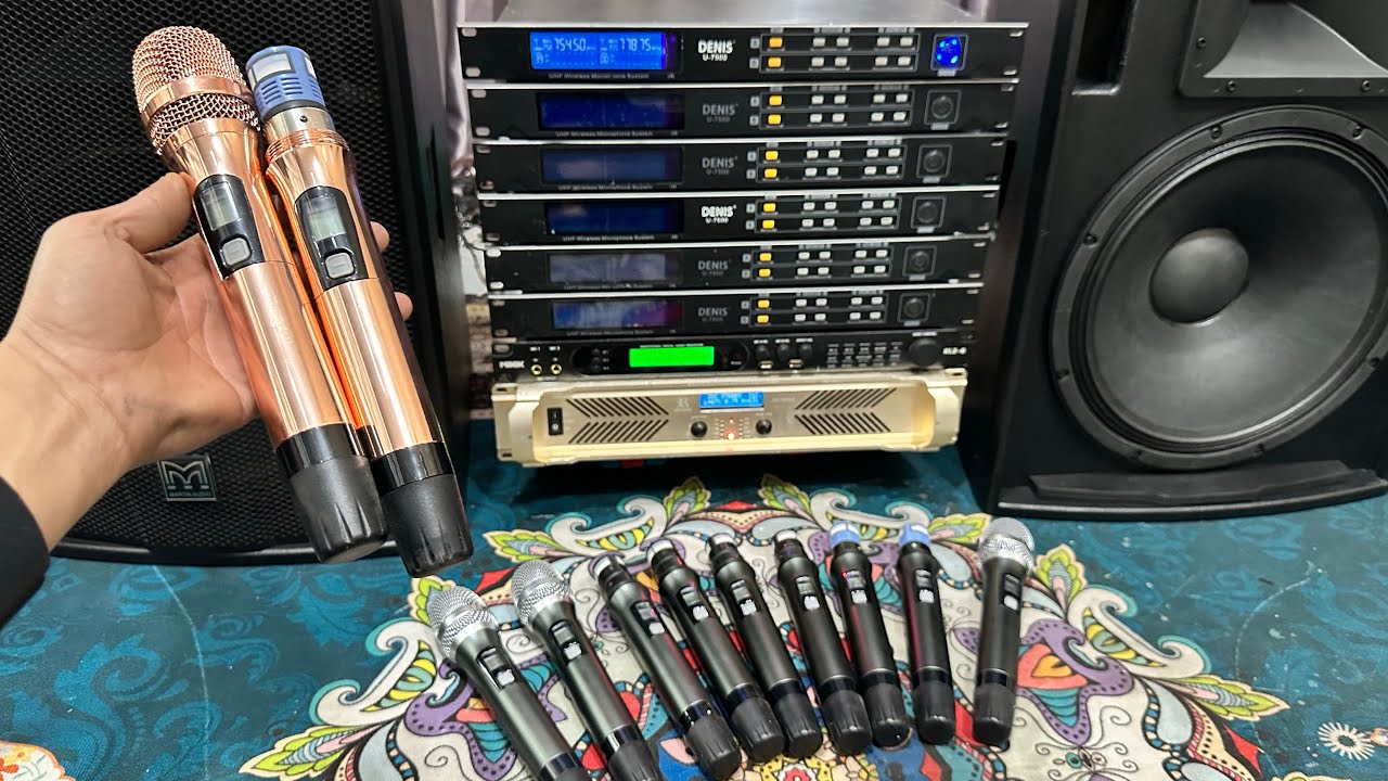 🔴Thanh lý micro bãi tay mạ vàng-siêu hiện đại, hiện đại-rẻ như biếu ...