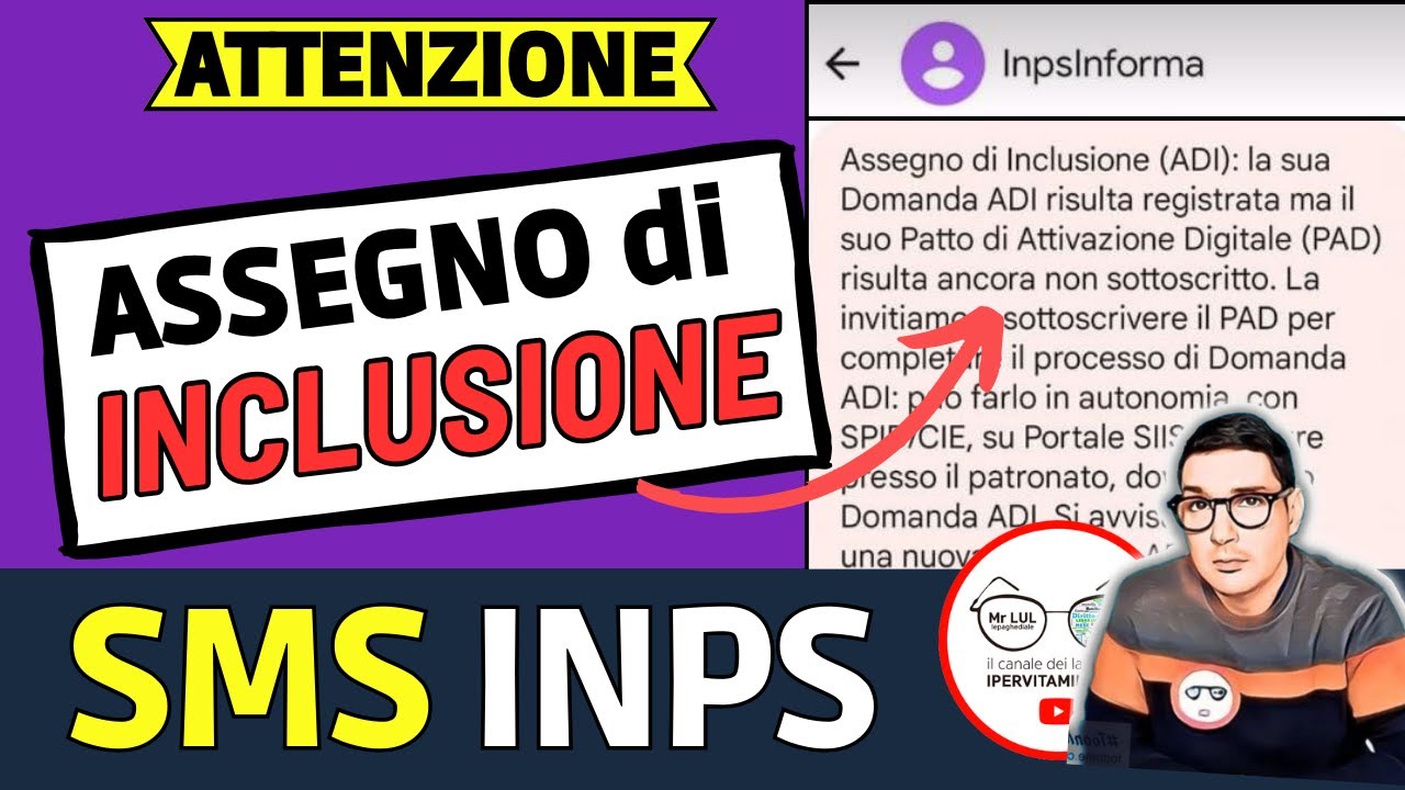 INPS 💳 ASSEGNO DI INCLUSIONE ESITI ADI DOMANDE PAD : per CHI e come ...