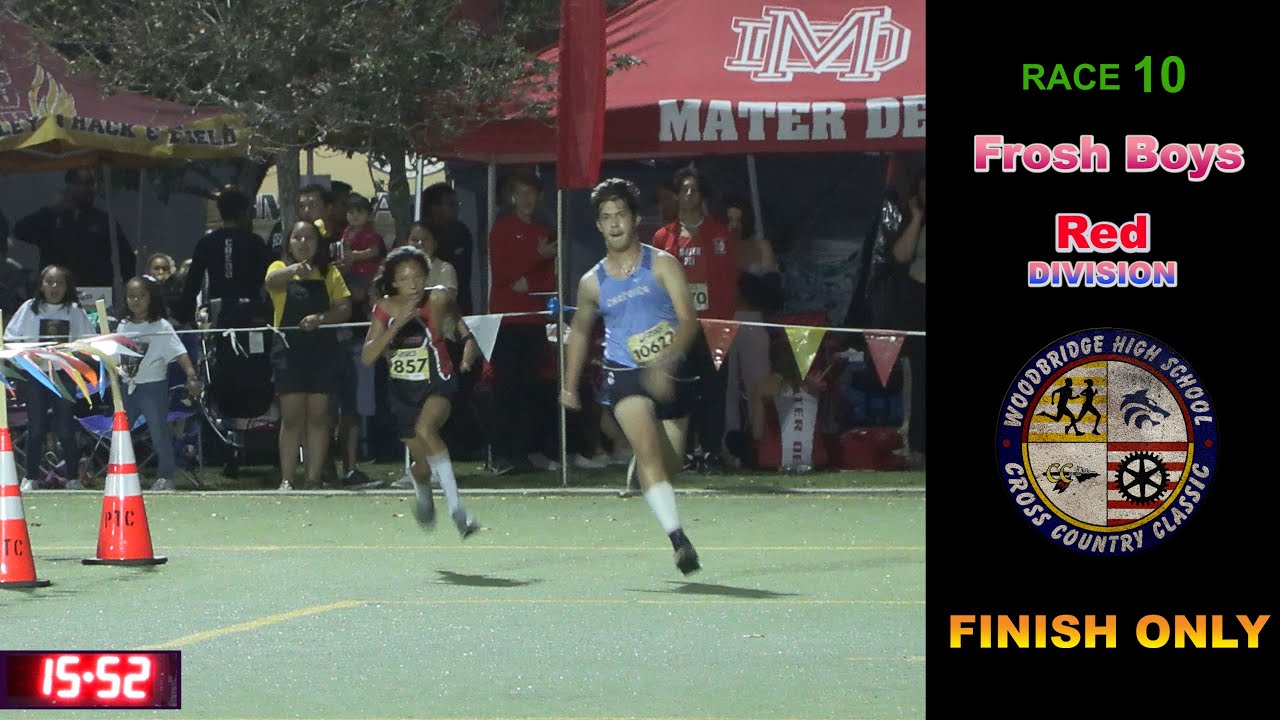 2022 XC - Woodbridge 10 (Boys, Frosh, Red, Finish Only) - YouTube