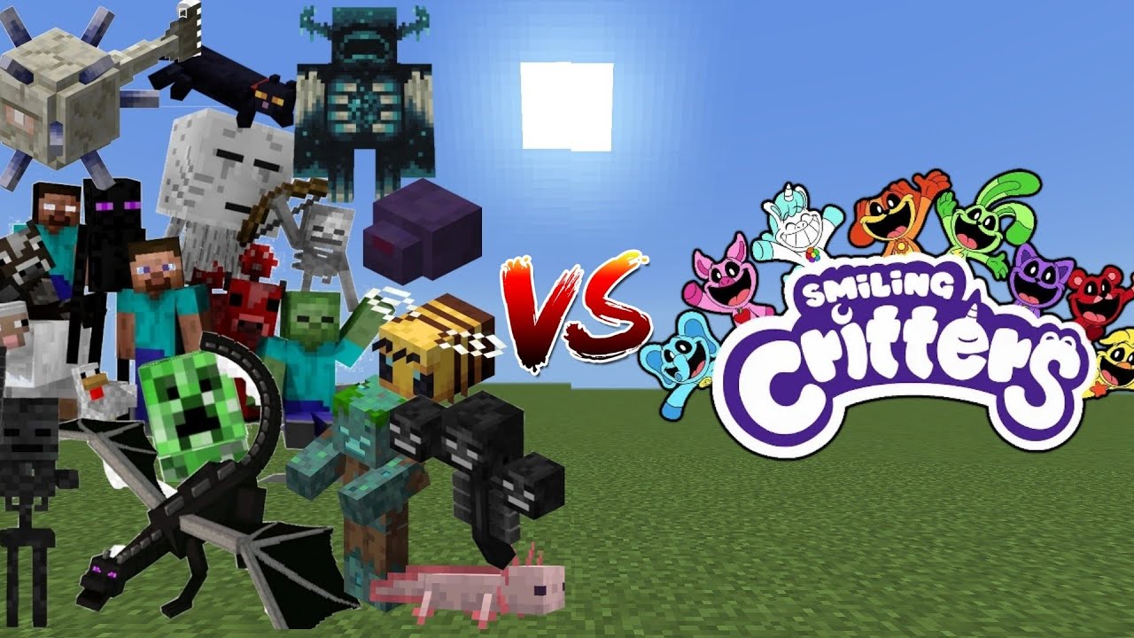 Smiling critters vs All Minecraft Mobs in Minecraft Bedrock-Edition ...