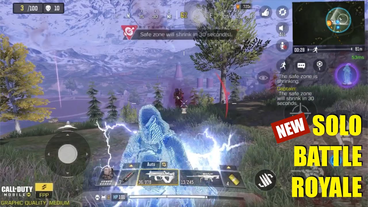 I almost got killed by a TEMPEST GUN in COD Mobile Solo Battle Royale ...