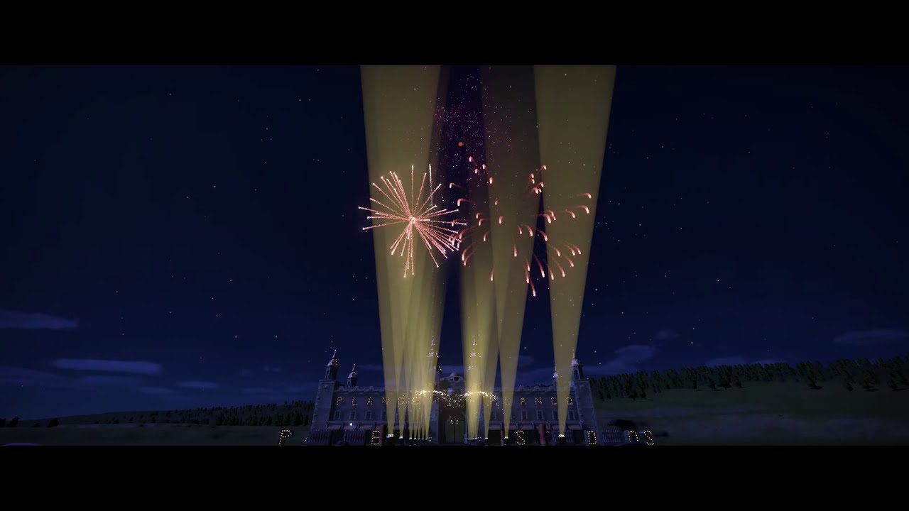 Thank you for 300 views! Planet coaster fireworks display - YouTube