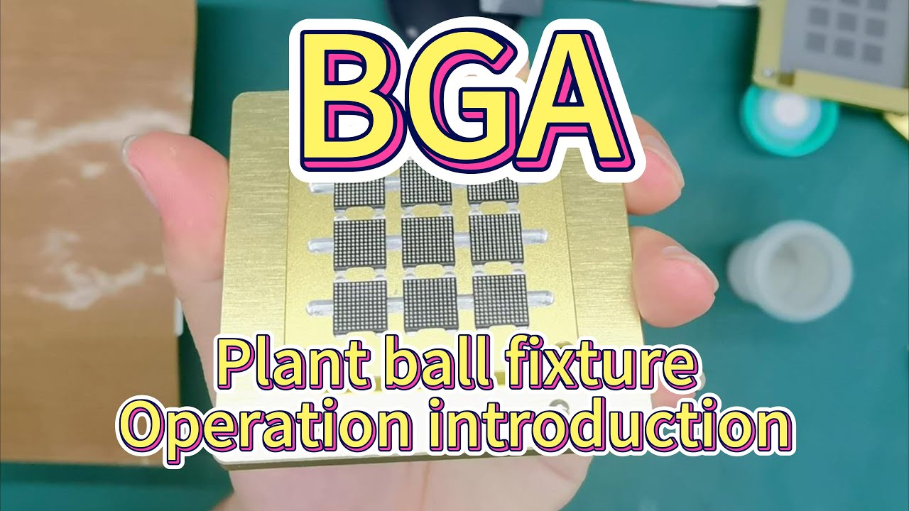 Detailed introduction to BGA ball planting operation#shorts - YouTube