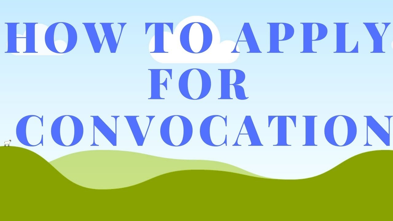 How To Apply For Convocation Certificate In Osmania University Online How To Apply For Convocation Certificate In Osmania University Online