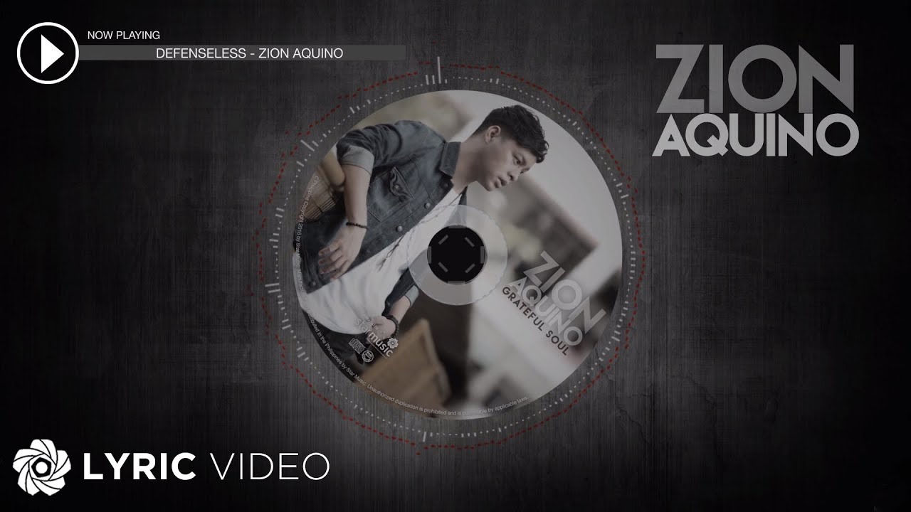 Defenseless - Zion Aquino (Lyrics) - YouTube
