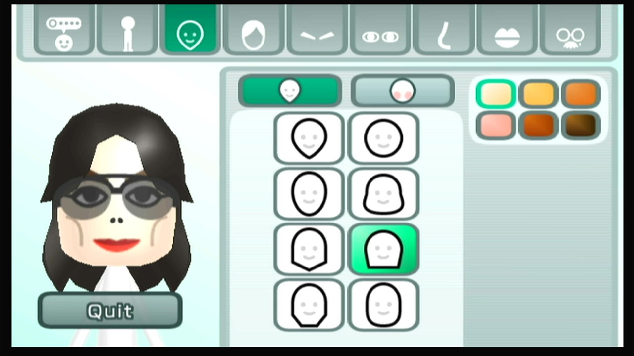 Wii Mii Tutorials - Michael Jackson - YouTube