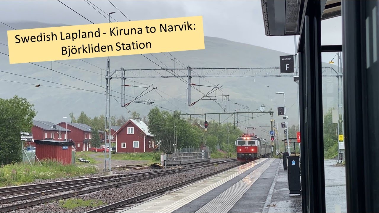 Björkliden Station / Swedish Lapland - Kiruna to Narvik / Ore trains ...