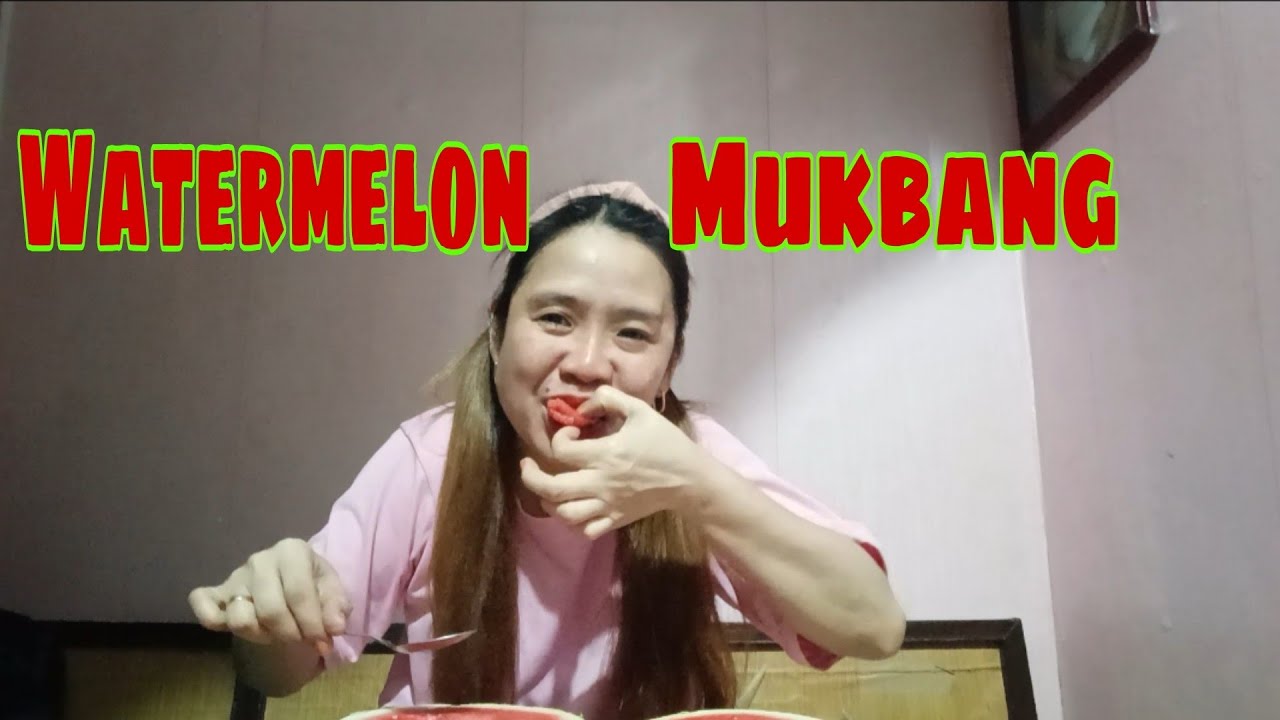 Eating whole watermelon - YouTube