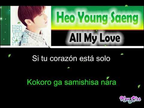 Heo Young Saeng - All My Love (SS501 Cover) [Sub Español + Rom] - YouTube