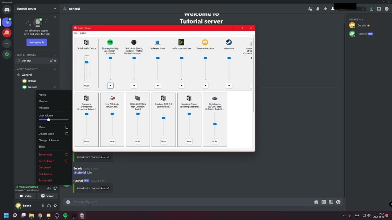 Playing local audio in Discord using Discord Audio Stream Bot - YouTube