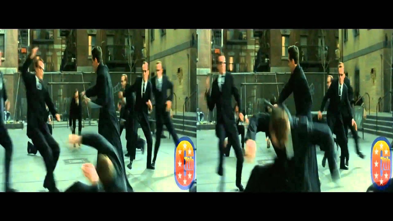The Matrix - Kung Fu Fighting by Carl Douglas 3D. - YouTube
