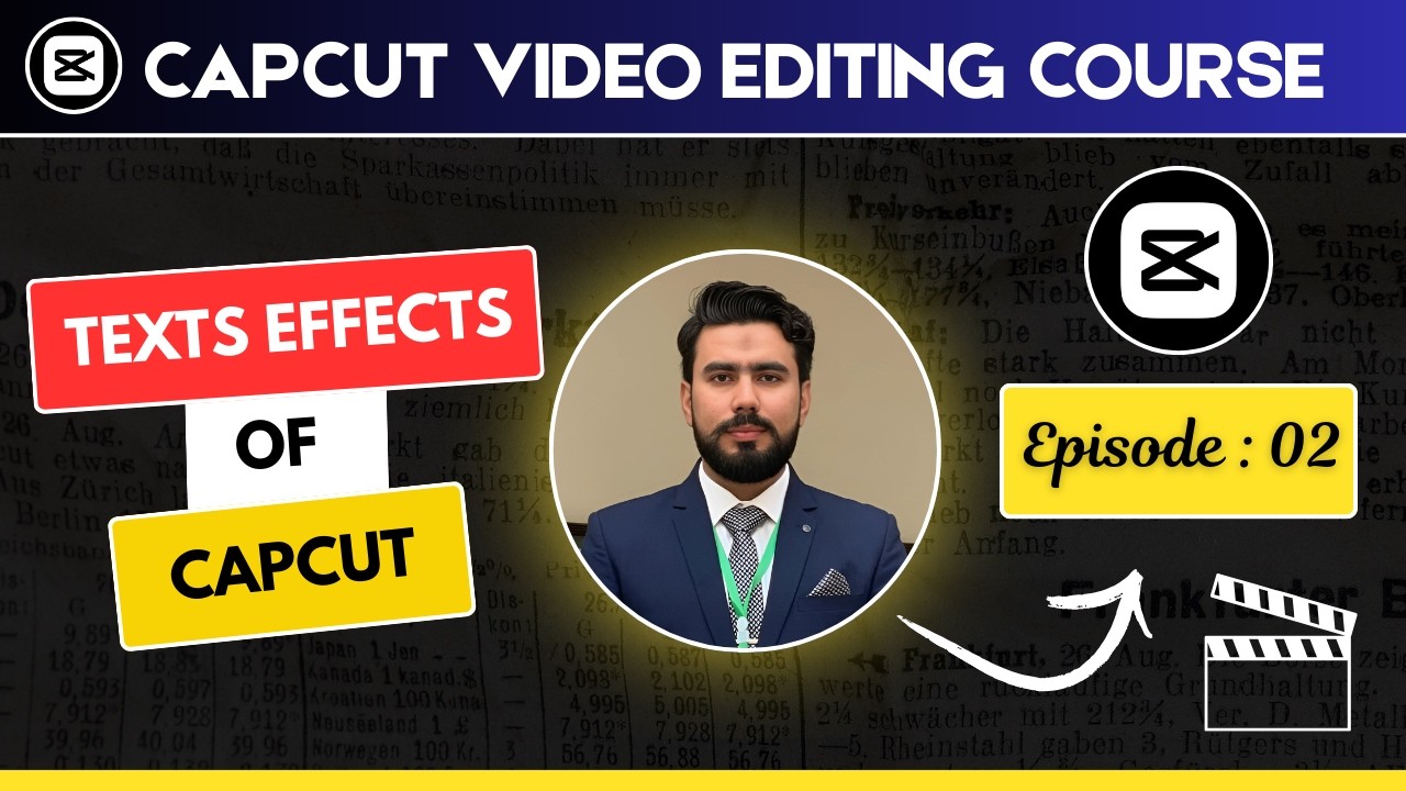 How to Add Text Effects in CapCut ? CapCut Video Editing Course | Full ...