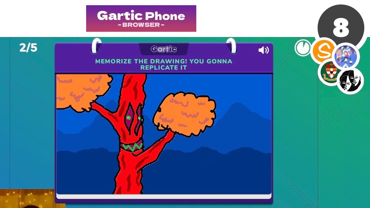 #8 Gartic Phone (Browser) - Multiplayer! [ft. Sharadise, Emichu, mr_w_l ...