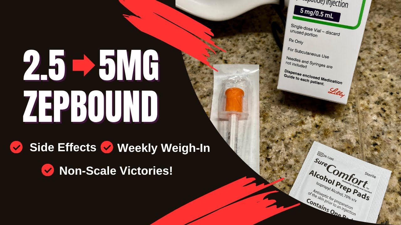 Starting Zepbound 5mg | Weekly Weigh In, Side Effects + NSV's! - YouTube