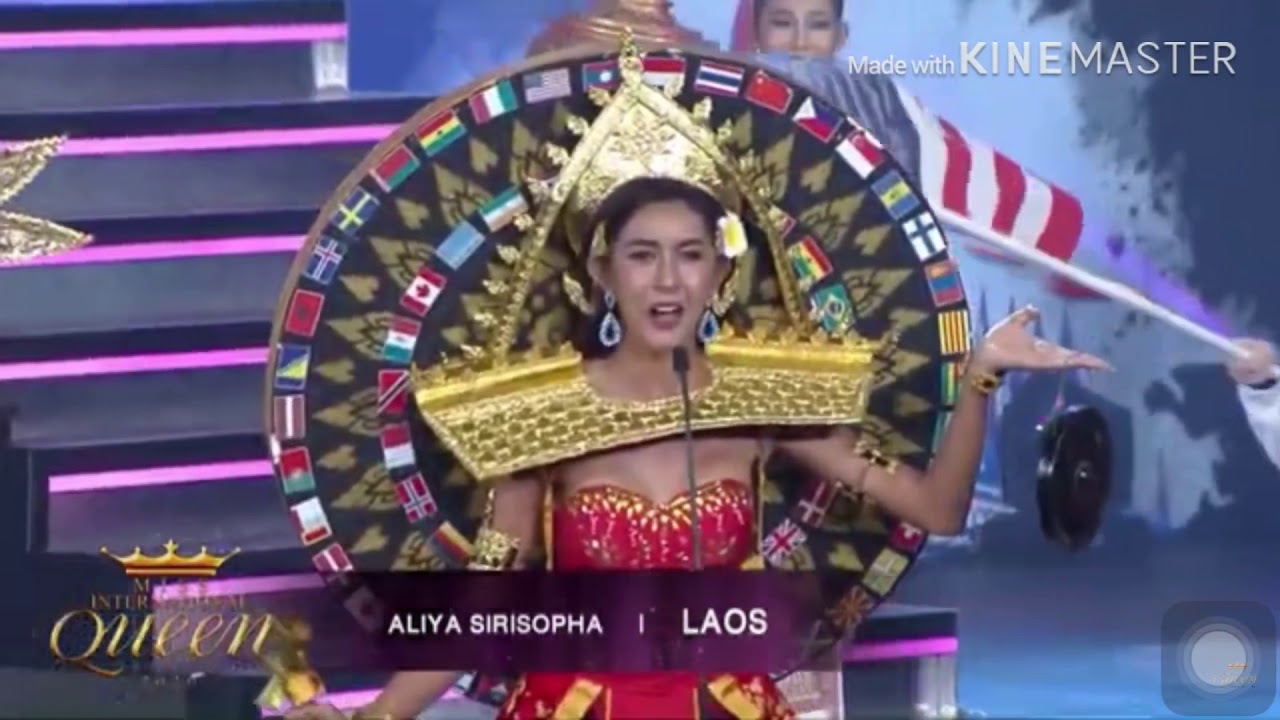 Miss international queen Laos 2020 top 12 - YouTube