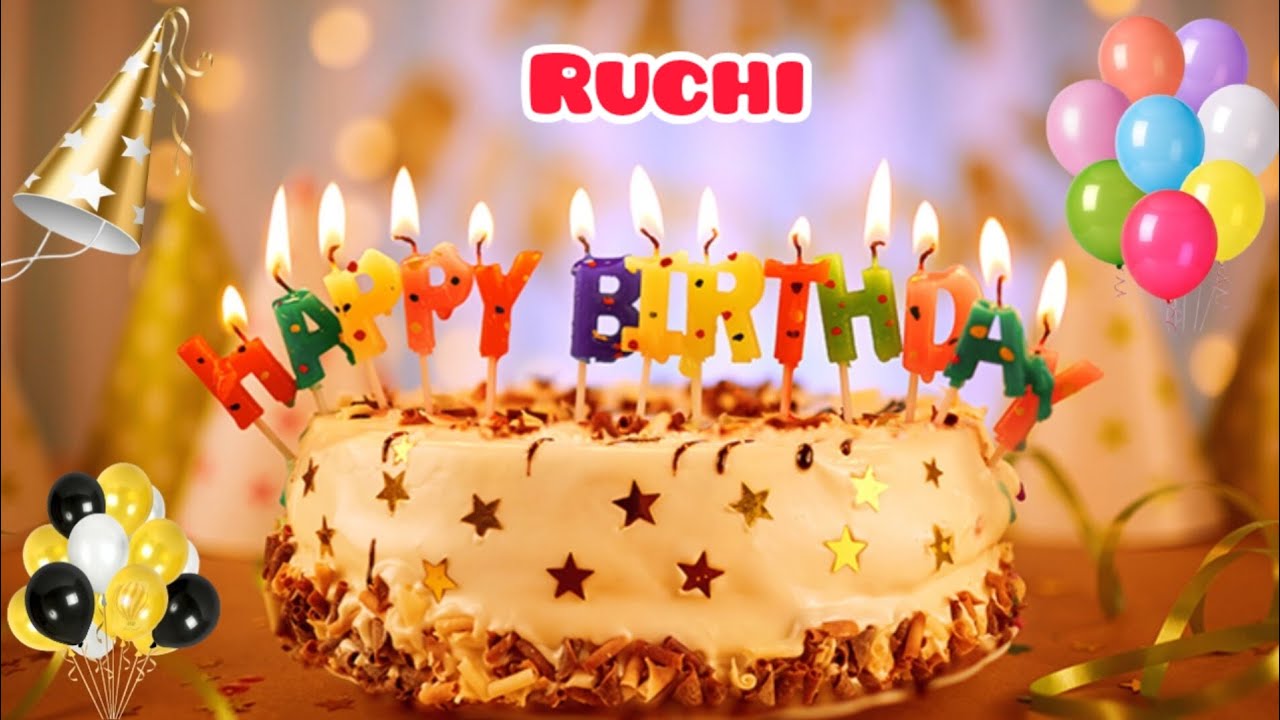 Happy b'day Ruchi 🧁💐#birthdaycelebration #birthdaysong #birthday - YouTube