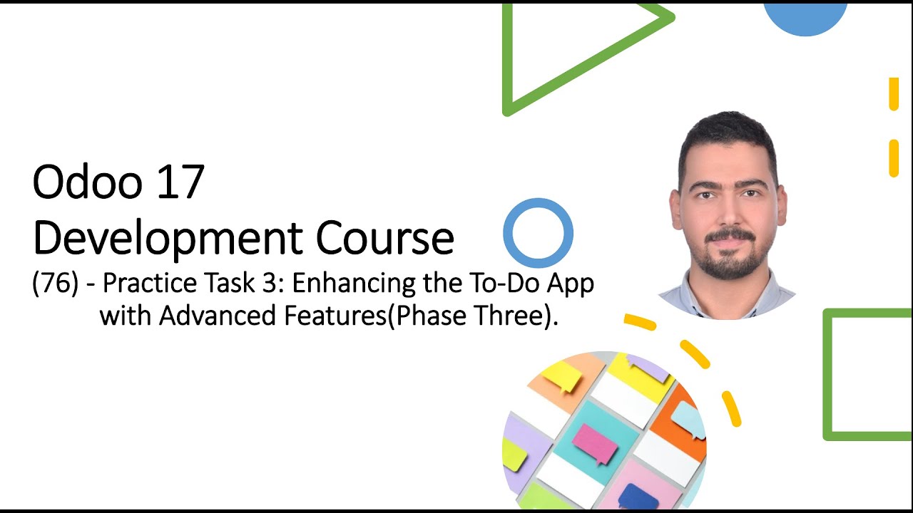 Odoo 17 Development Course (76) - Practice Task 3: (Phase Three). - YouTube