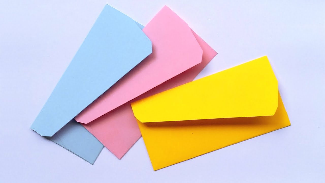 Fabricación de sobres | Cómo hacer un sobre de papel | cómo doblar un ...