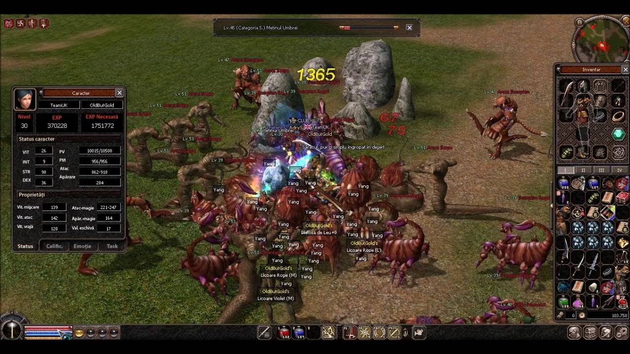 Metin2.ro - Pvm Lev 30 P Aura ( fms 50 medie , esarfa cu 8 medie ...