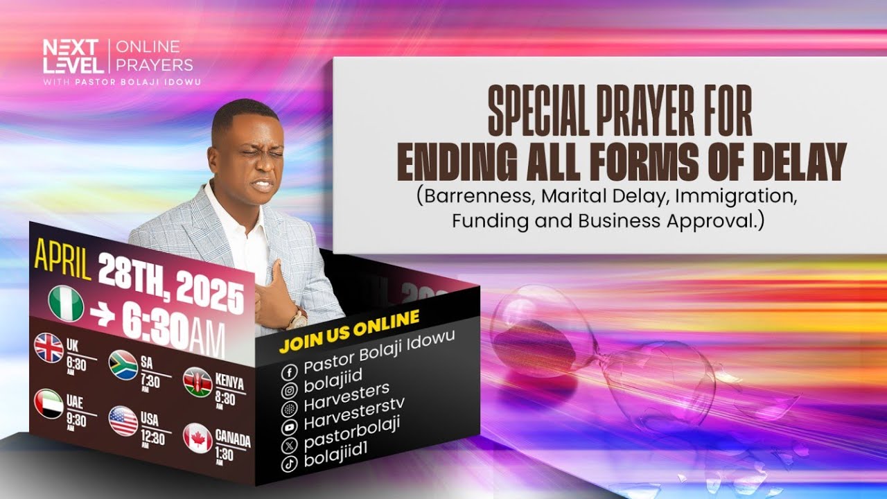Next Level Prayers || Morning Prayer For Ending All Forms Of Delay || April 28th 2025 - YouTube