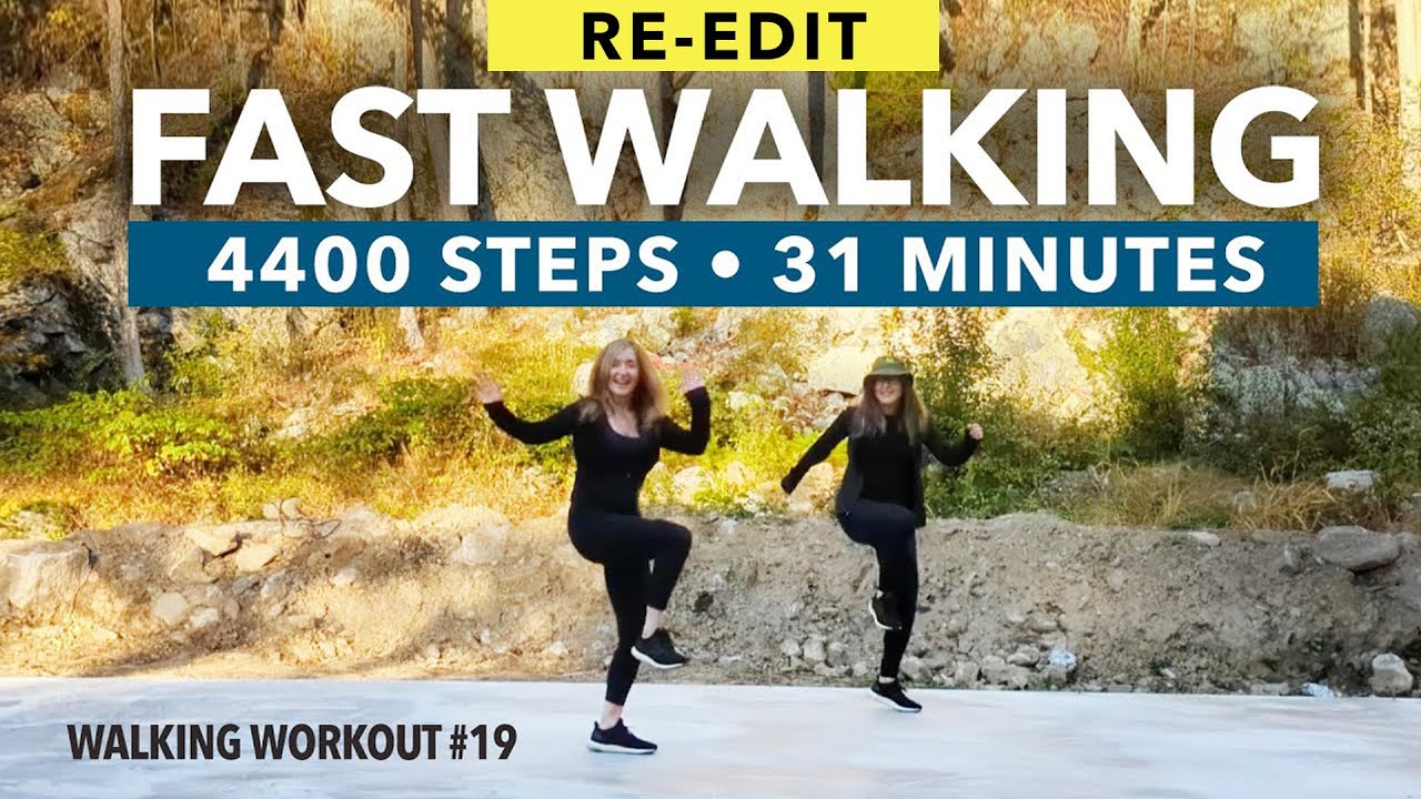 Fast Walking Workout #19 [RE-EDIT] 4400 Steps - YouTube