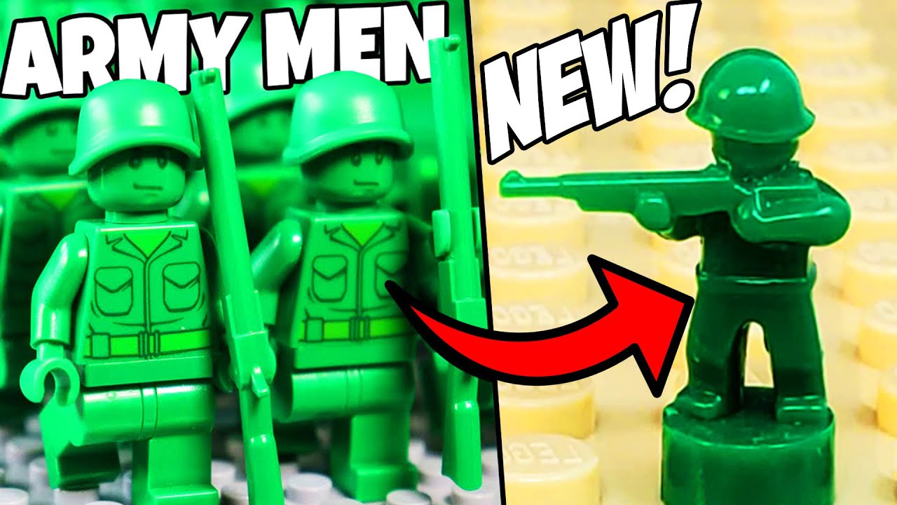I built the New LEGO ARMY MEN Toy Soldiers... - YouTube
