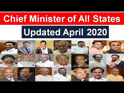 Chief Ministers of all States of India || Updated April 2020 | CM of ...