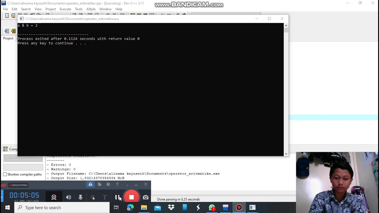 Macam-Macam Operator C++ Beserta Contoh Programnya - YouTube