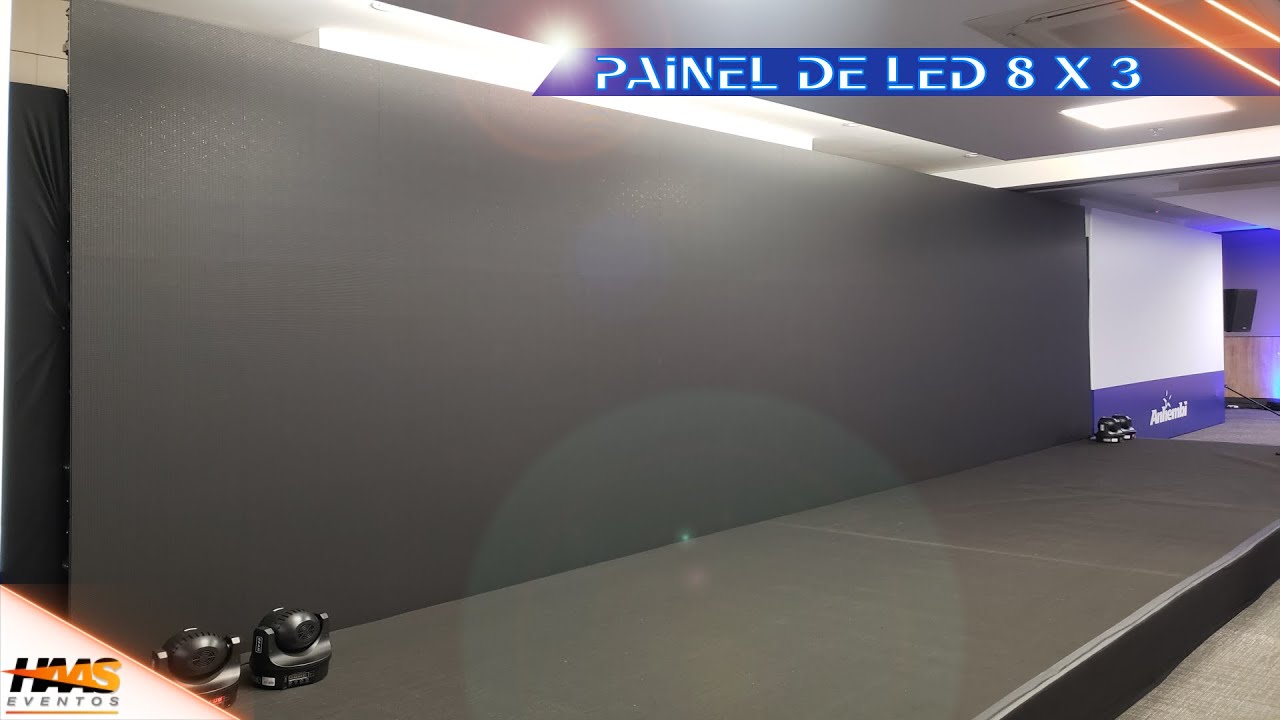 PAINEL DE LED 8 x 3 #SCREENLED #paineldeled #audiovisual # ...