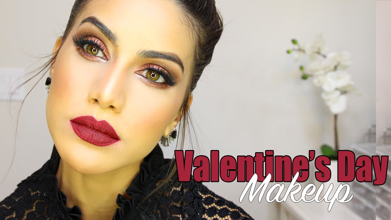 Flirty Valentine's Day Makeup - YouTube