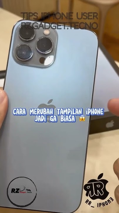 Tutorial, Tips & Tricks Cara Merubah Tampilan iPhone jdi Gak Biasa #iphone #shorts #tipsiphone # ...