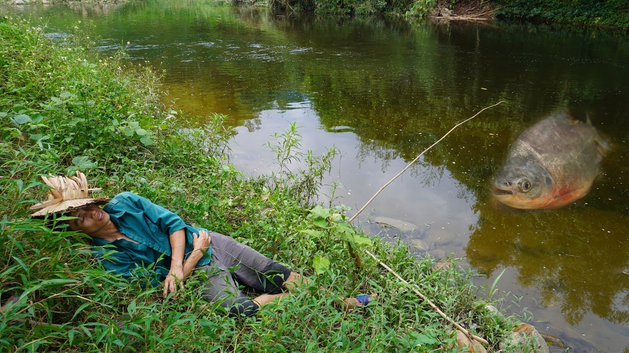 Orphan Boy Harvesting and Fishing - Sell Fish and Buy Rice - Green ...