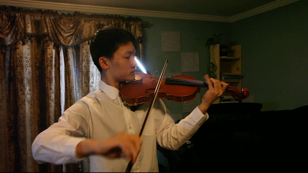 William Zhang play Bach Violin Sonata no.2 Allegro - YouTube