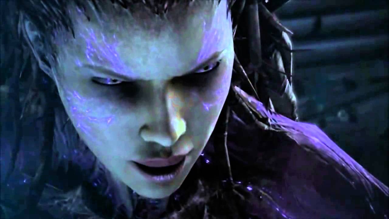 Kerrigan vs Narud Starcraft 2 Heart of the Swarm Cinematic - YouTube
