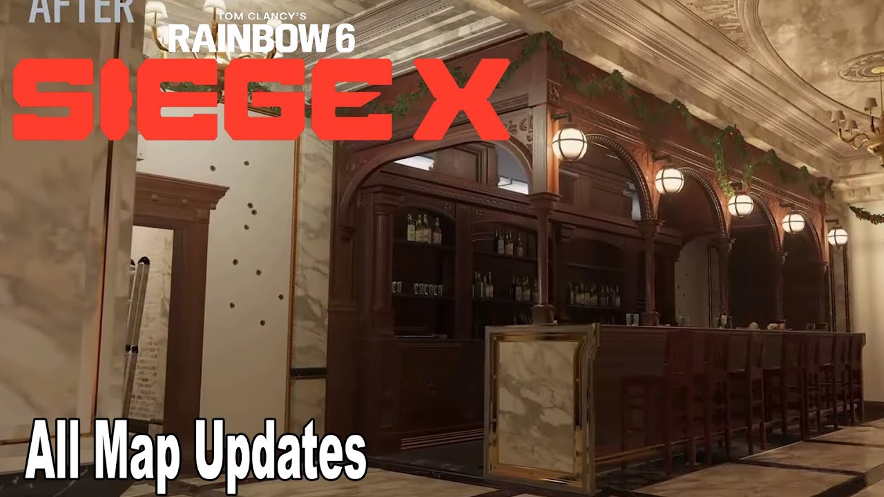 Rainbow Six Siege X All Map Updates - YouTube