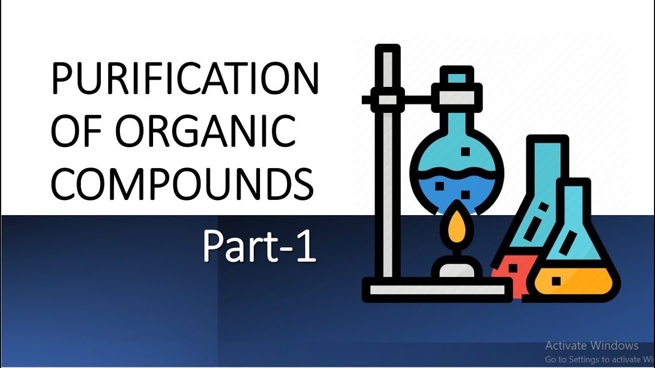 Methods of Purification of Organic Compounds | Part 1 | #chemistry # ...
