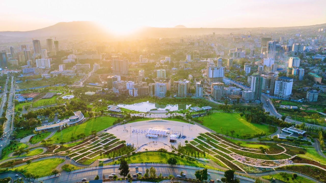 Addis Ababa New face ! አዲስ አበባ bole pissa 4 killo 5 Killo | Ethiopia ...