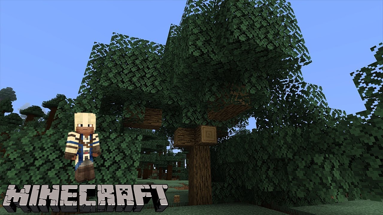 Minecraft Vanilla #020 - Blöder Großer Baum - German Deutsch MC 1.14.4 ...