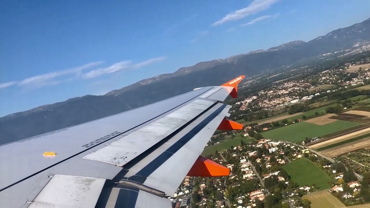 SUNNY Geneva Takeoff | GVA | EasyJet | A320-214 - YouTube