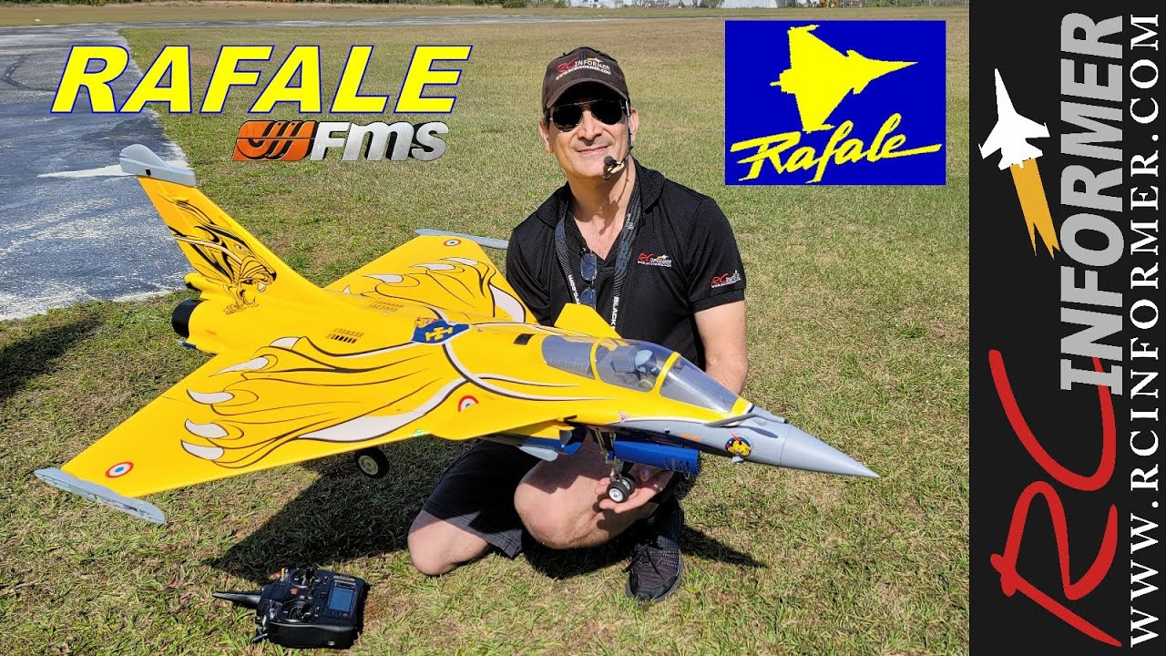 FMS RAFALE 80MM Flight at Imperial RC By: RCINFORMER - YouTube
