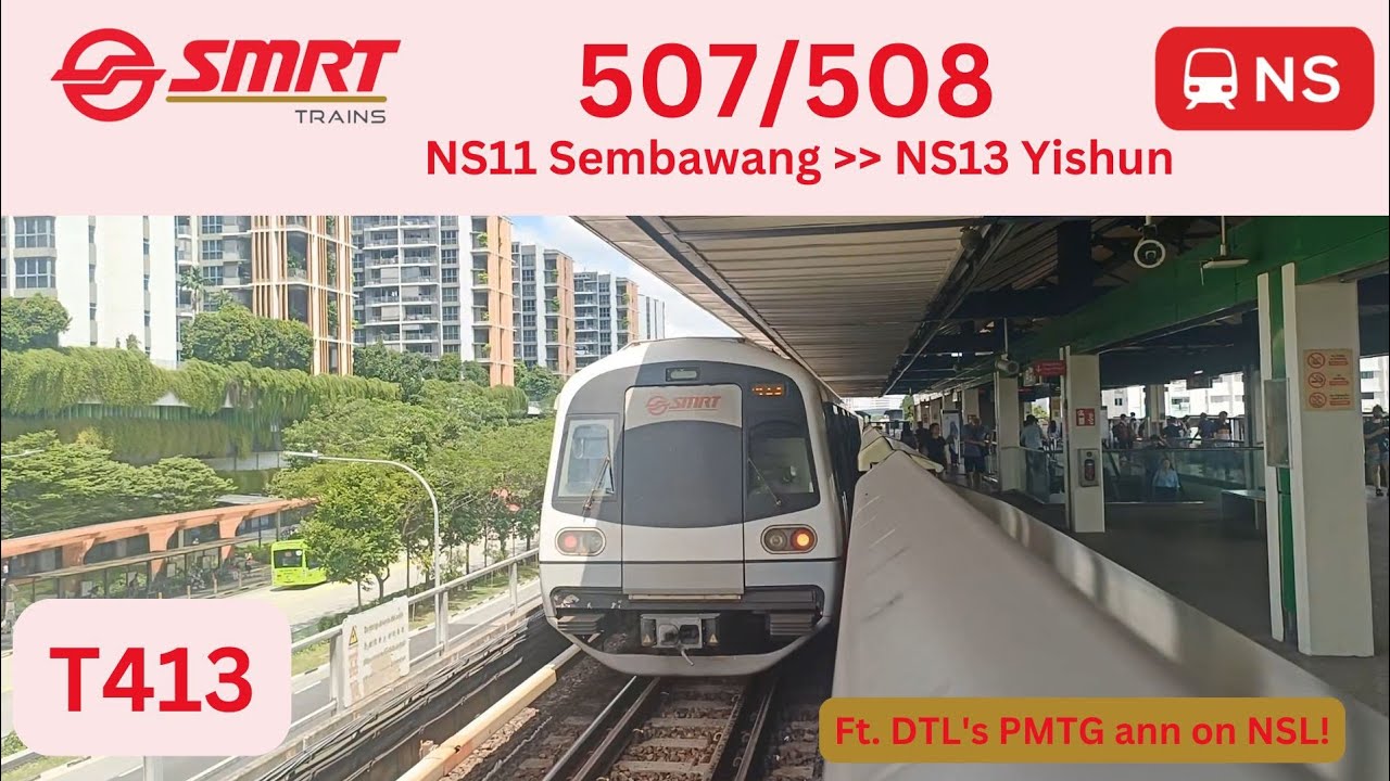 [SMRT] DTL Please Mind The Gap announcments on NSL! NSL joyride on KSF ...