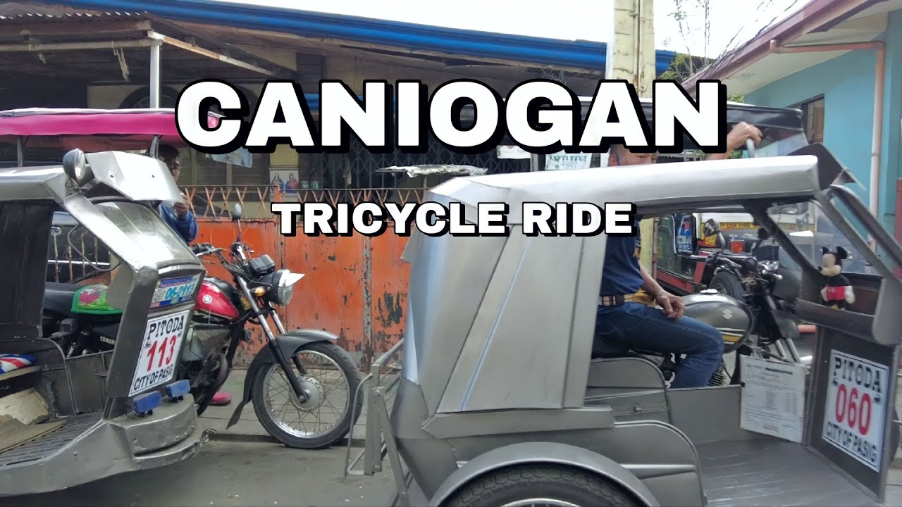 Philippines, Tricycle Ride Delapaz Caniogan to Rotonda Pasig City - YouTube