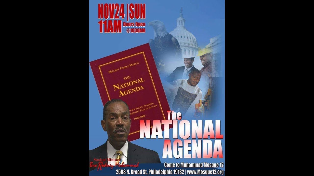 MINIER RODNEY MUHAMMAD : THE NATIONAL AGENDA 11/24/19 - YouTube