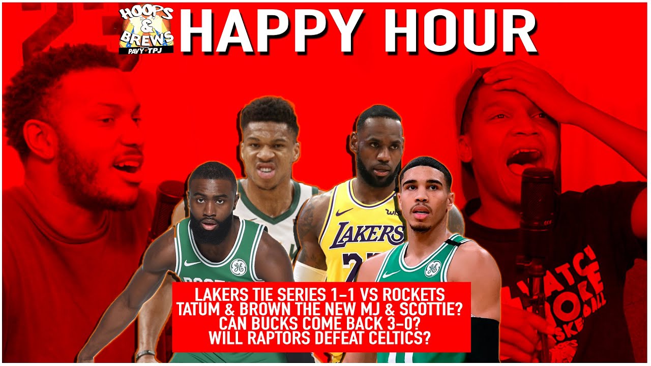 Happy Hour 75: "Tatum & Brown Can Be MJ & Scottie" | Bucks 3-0 comeback ...