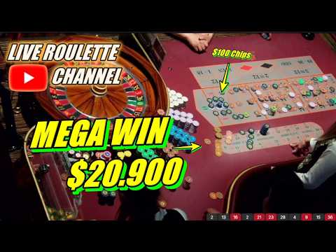🔴LIVE ROULETTE | 💰 MEGA WIN 💲20.900 In Las Vegas Casino 🎰 $100 Chips Inside Exclusive ✅ 2026-05-17