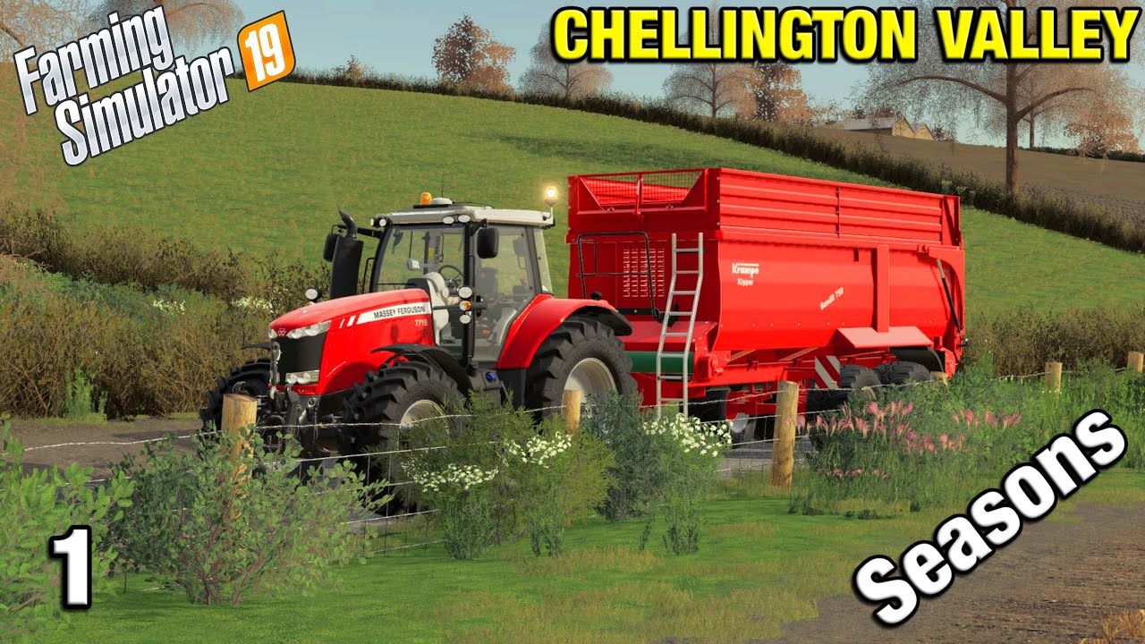 NEW SERIES WITH SEASONS! Chellington Valley Timelapse - FS19 Ep 1 - YouTube