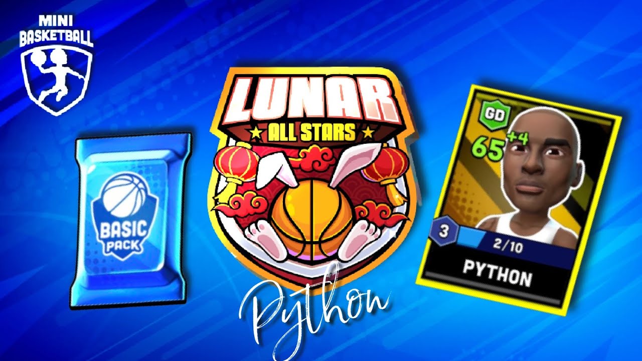 Mini BasketBall - Lunar Arena! Mythical Python x1 Basic Pack! - YouTube
