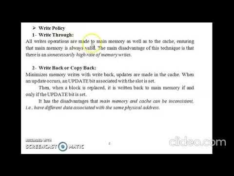 cache memory mapping functions 3 - YouTube
