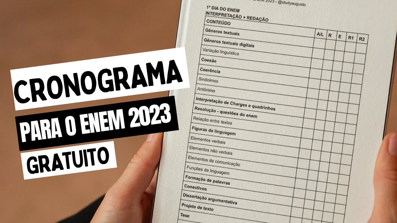 Cronograma Enem 2023 Pdf - BRAINCP Cronograma Enem 2023 Pdf - BRAINCP
